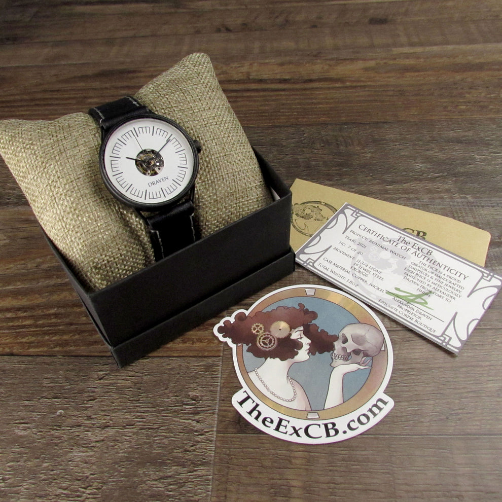 Monochromatic Watch Black Strap – TheExCB